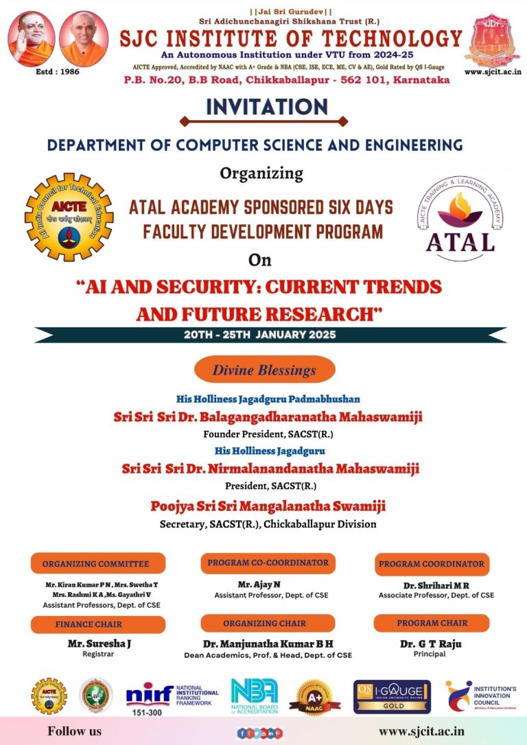 SJCIT | Best Engineering College Near Bengaluru